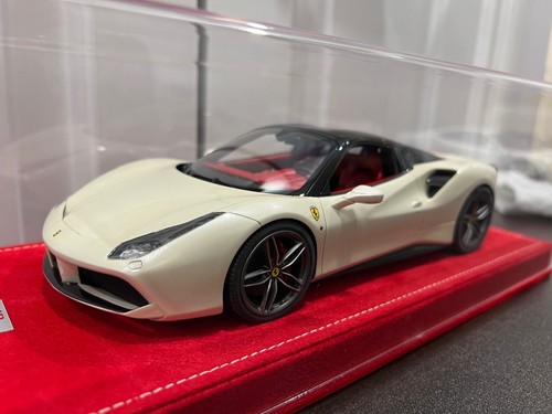 1:18 MR Ferrari 488 Spider Hardtop White with Original Box no BBR | eBay