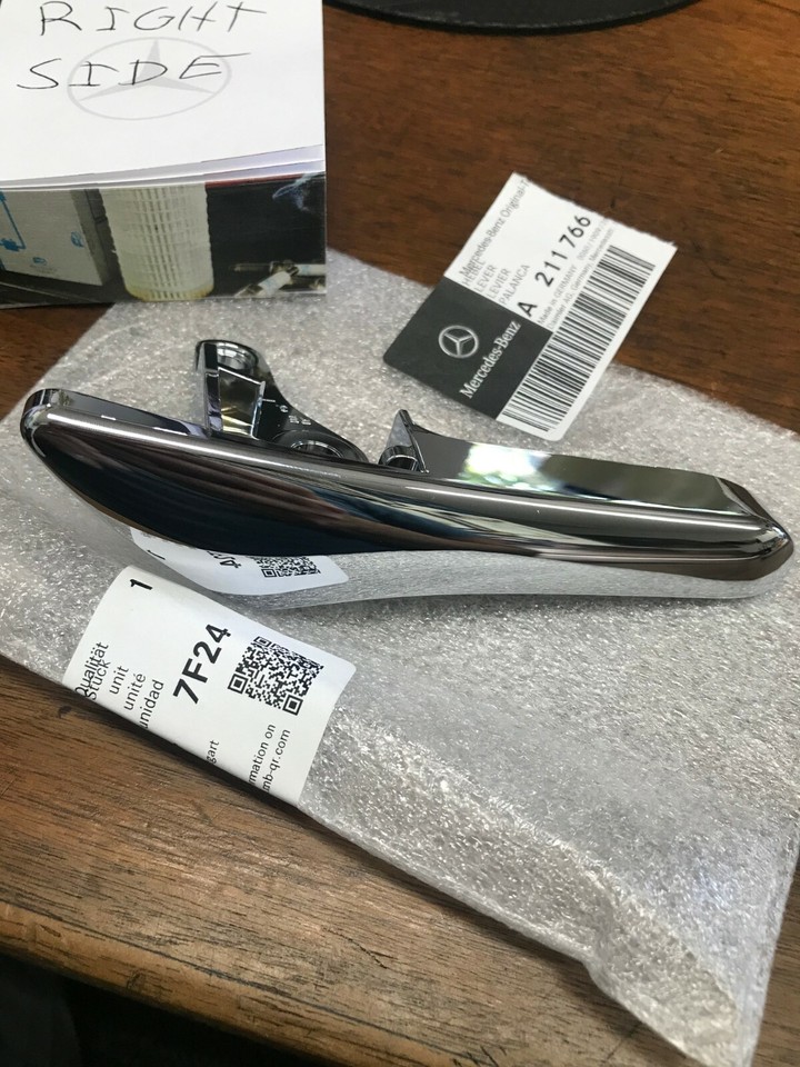 Genuine Mercedes-Benz W211 E-Class Right Door Inner Chrome Handle Lever ...