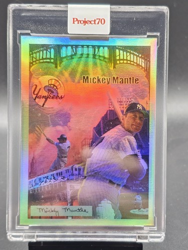 2021 Topps Project 70 - CES Mickey Mantle #260 Rainbow Foil 1954 Topps ...