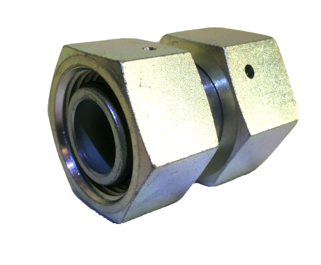 Hydraulikverschraubung GZ 22-L Doppelmutter M 30x2 ÜW 22L Zwischenstück ...