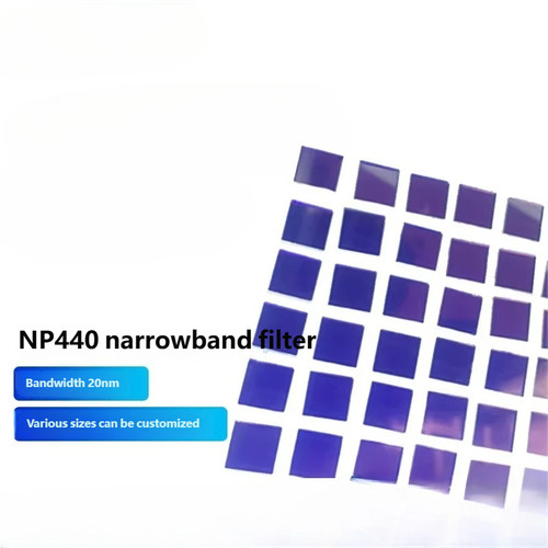 1PC 440nm Narrow Band Filter, Bandwidth 20nm, Blue Transmitting, NP440 ...