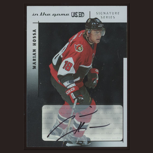 Marian Hossa Auto /170 #A-MH Autograph 2003-04 In The Game Used ...
