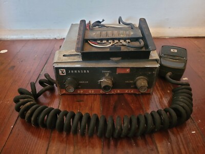 Vintage Johnson Messenger III CB Radio with mic Untested | eBay