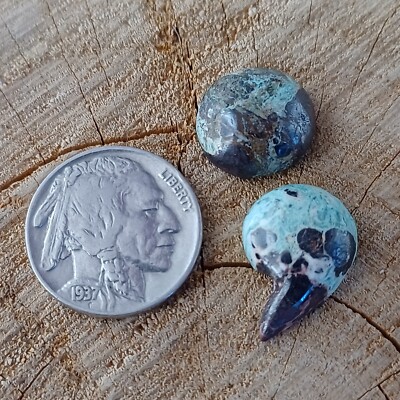 Vericite Semicolon Cabochon Set. 2 Pc #SC12 | eBay