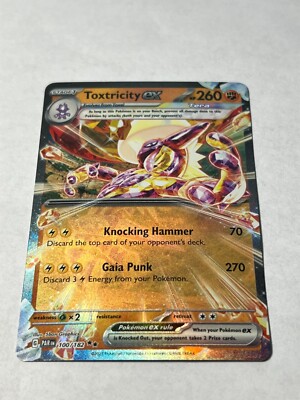 Pokémon TCG Toxtricity ex Paradox Rift 100/182 Holo Double Rare NM | eBay