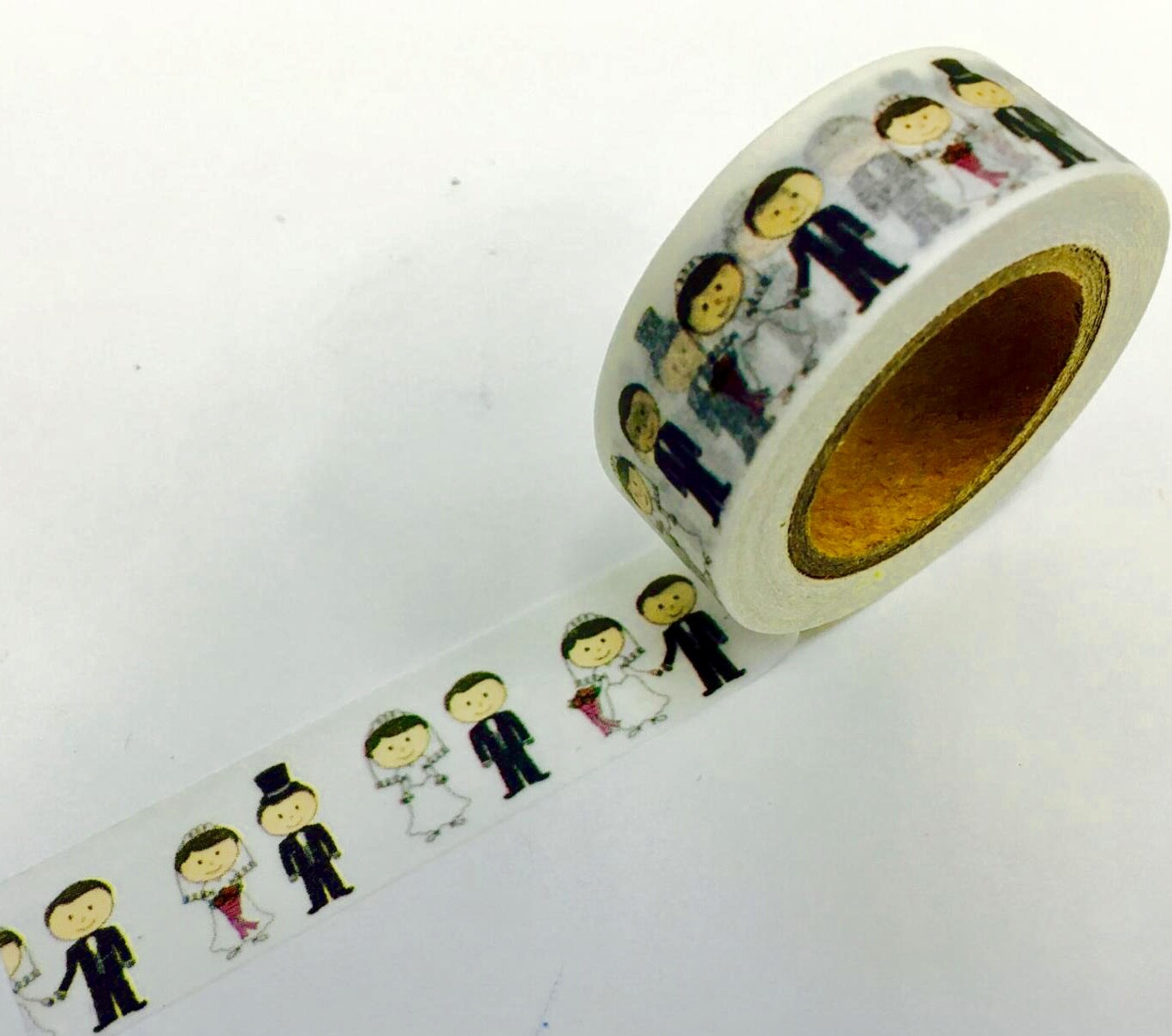 Bride Groom Wedding Washi Tape Papercraft Planner Supply Bridal Shower ...