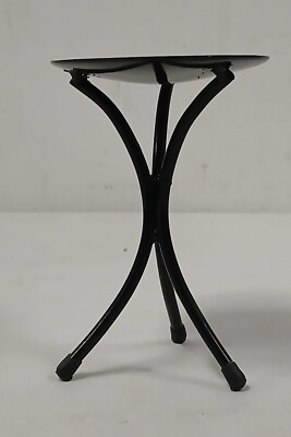 Small Black Metal Stand - Used | eBay