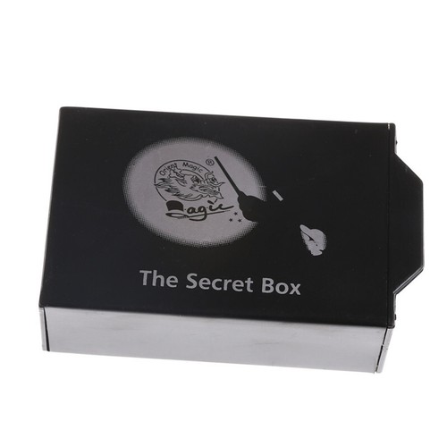 Magic Props The Secret Box Magic Black Pull Box Magic Tool Kids Trick ...