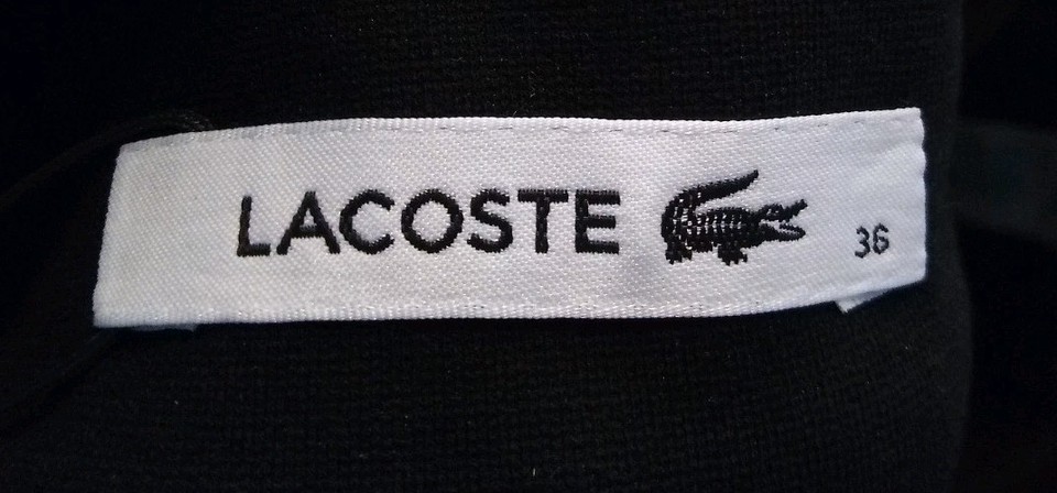 M Lacoste solid Black Mini skirt With 2 Pockets Buttons Zip NWOT | eBay