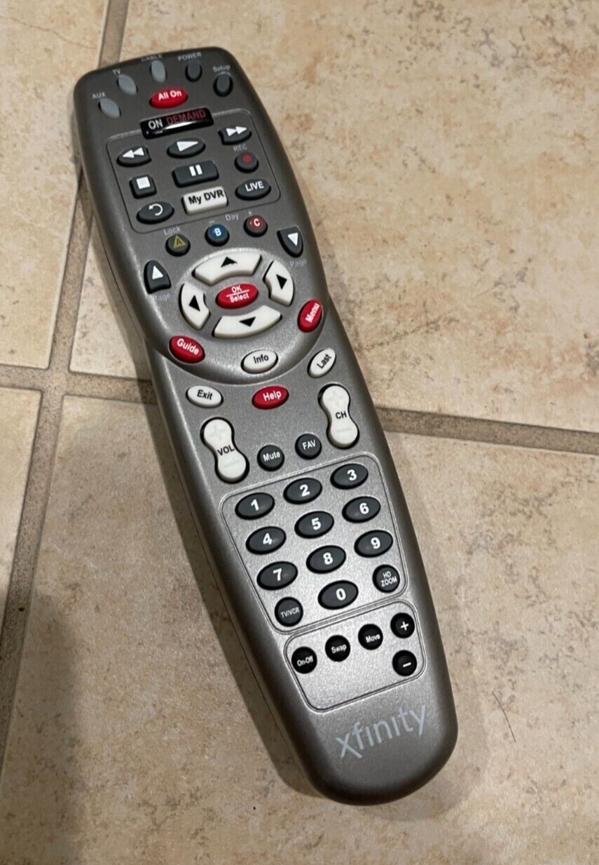 Xfinity Comcast Custom DVR 3 Device Remote Excellent condition | eBay