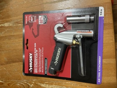 Husky Performance Blow Out Gun With Ultimate Flow Tip Air Tools New | eBay