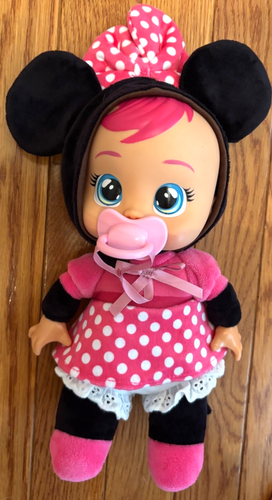 2024 Cry Babies Tiny Cuddles Disney Minnie Mouse costume 10" Soft Body ...