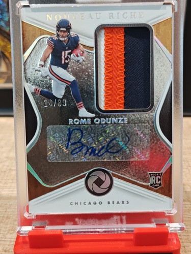 2024 Gold Standard - Nouveau Riche Rome Odunze NRP-ROE Holo Silver 14/ ...