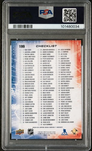 2024 Upper Deck #199 Quinn Hughes / Luke Hughes Checklist PSA Series 1 Devils | eBay