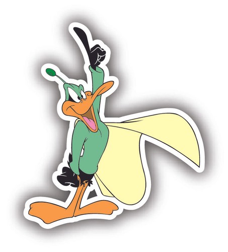 DAFFY DUCK SUPER LOONEY TUNES CARTOON DECAL STICKER USA CAR TRUCK ...