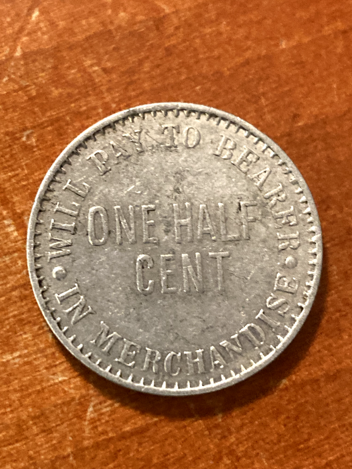 1908 Portland Maine Trade Token Foster-Avery Co. 1/2c half cent | eBay