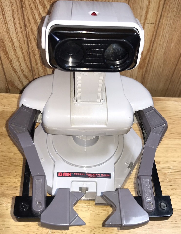 1985 Nintendo ROB Robot SERVICED+TESTED Complete R.O.B. from NES Deluxe ...