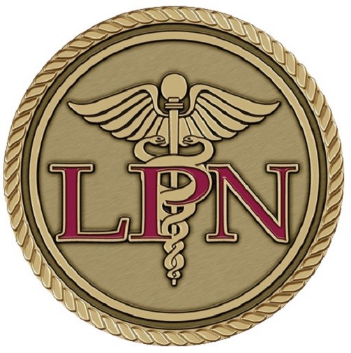 LPN Medallion for Box Cremation Urn/Flag Case - 2 Inch Diameter | eBay