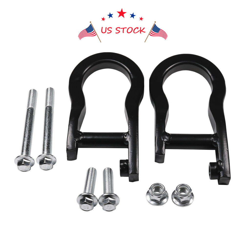 Tow Hooks 84072463 Black For 2007-19 GMC Sierra 1500 Chevrolet ...