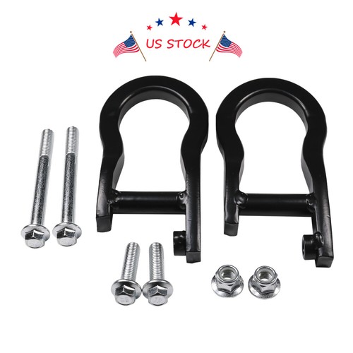 Tow Hooks 84072463 Black For 2007-19 GMC Sierra 1500 Chevrolet ...