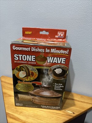 New Stone Wave Microwave Cooker - Telebrands As Seen On TV! Non-Stick ...