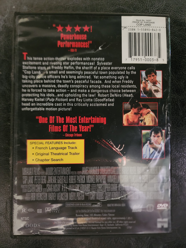 Cop Land (DVD, 1997) Silvester Stallone, Robert De Niro | eBay