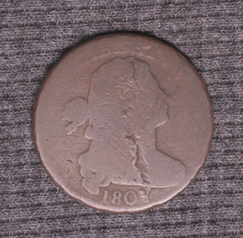 1801 Draped Bust Large cent 1c. US mint copper coin cca | eBay