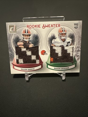 2025 Donruss Football Dillon Gabriel & Mason Graham Dual Rookie Sweater ...