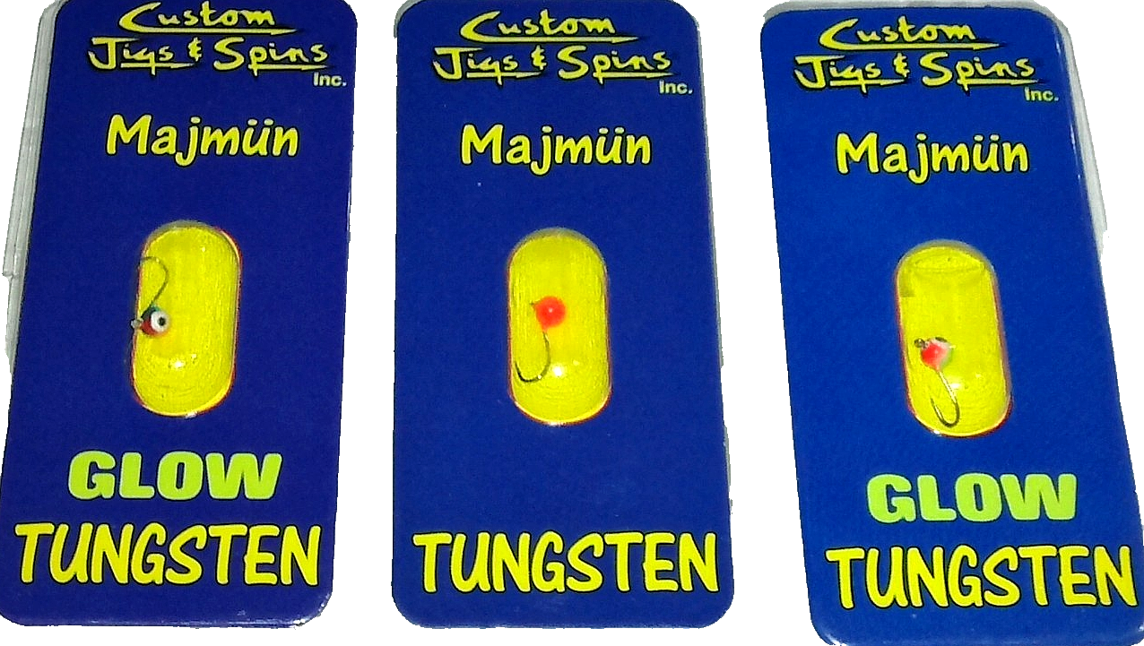 Custom Jigs & Spins #14 Tungsten Majmun Ice Jigs (Lot of 3) | eBay