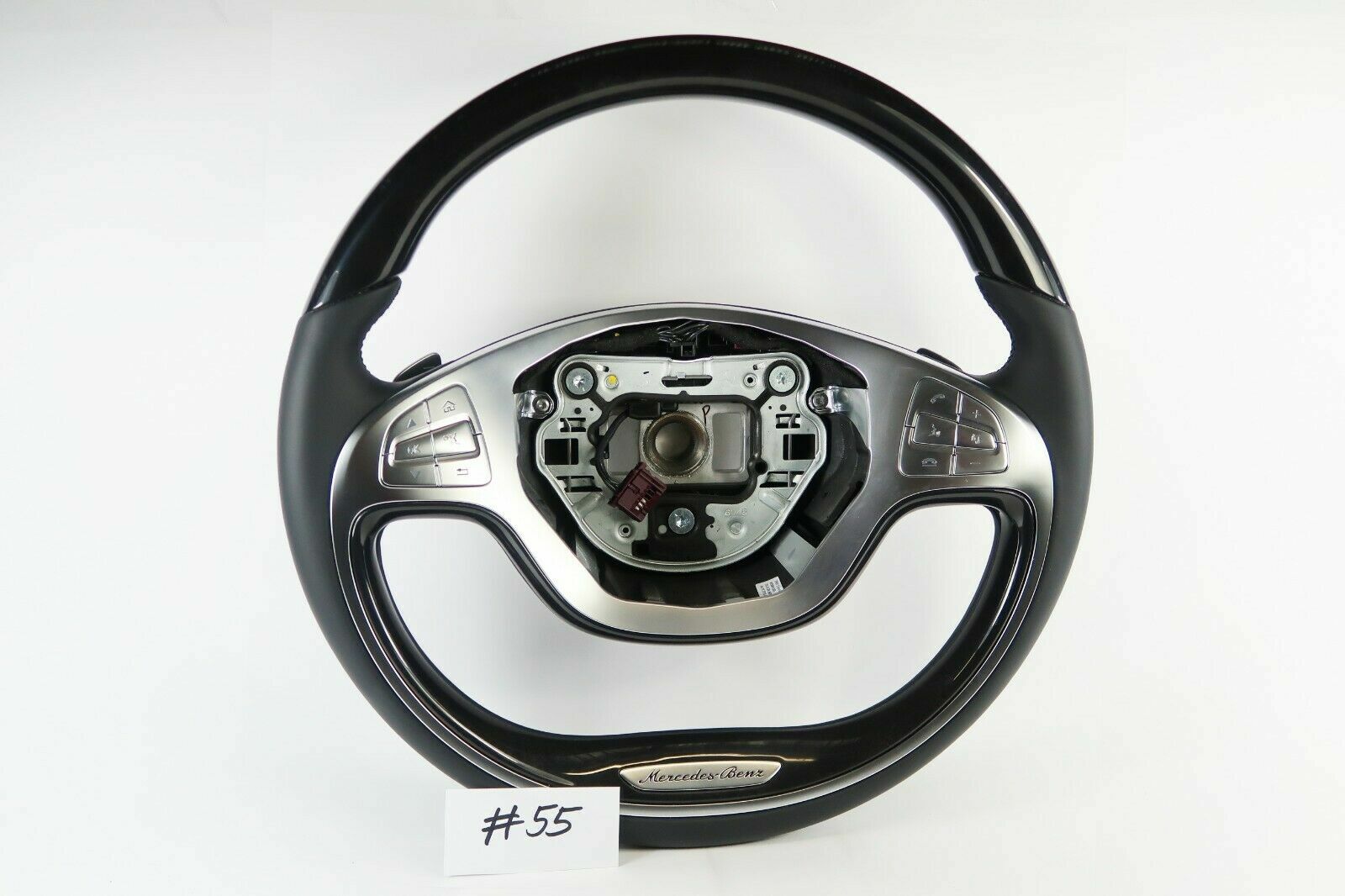MERCEDES S Class W222 Steering Wheel Black Wood A0024601503 9e38 for ...
