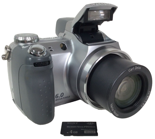 Sony Cyber Shot DSC-H2 Digital Bridge Camera 6MP 12x Zoom Working ...