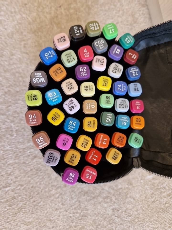 Touch Coco 48 Dual Colouring Pens - Drawing, Painting, Art, Sketch ...