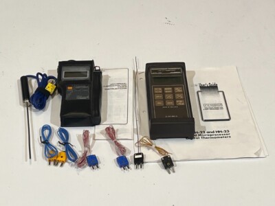 Lot of Digital Thermometer Omega HH-23 & Control Company Timer ...