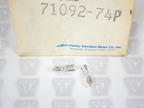 AMF Harley Davidson NOS NEW 71092-74P Bulb 1.2W (2) SS SX SXT | eBay
