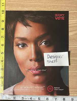 Angela Bassett For Occupy The Vote 2012 Print Advertisement | eBay