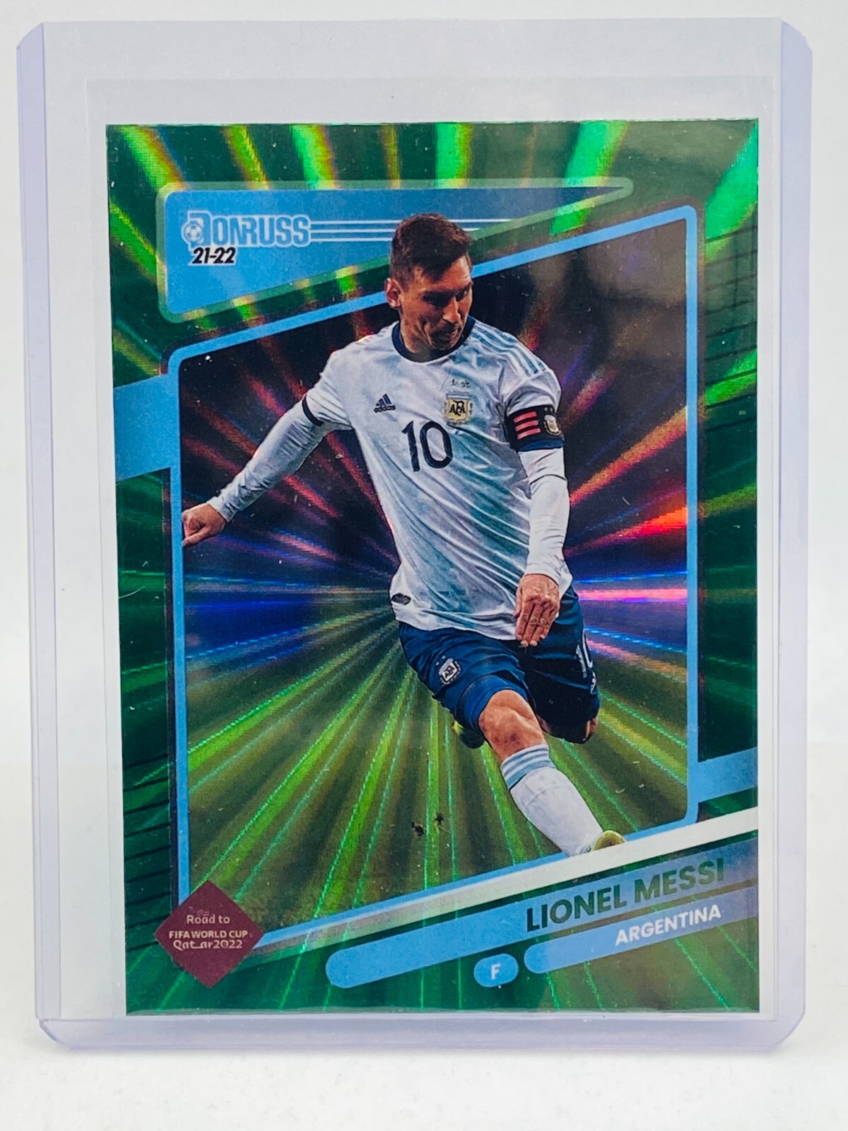 2021-22 Panini Donruss Lionel Messi Green Laser #1 | eBay