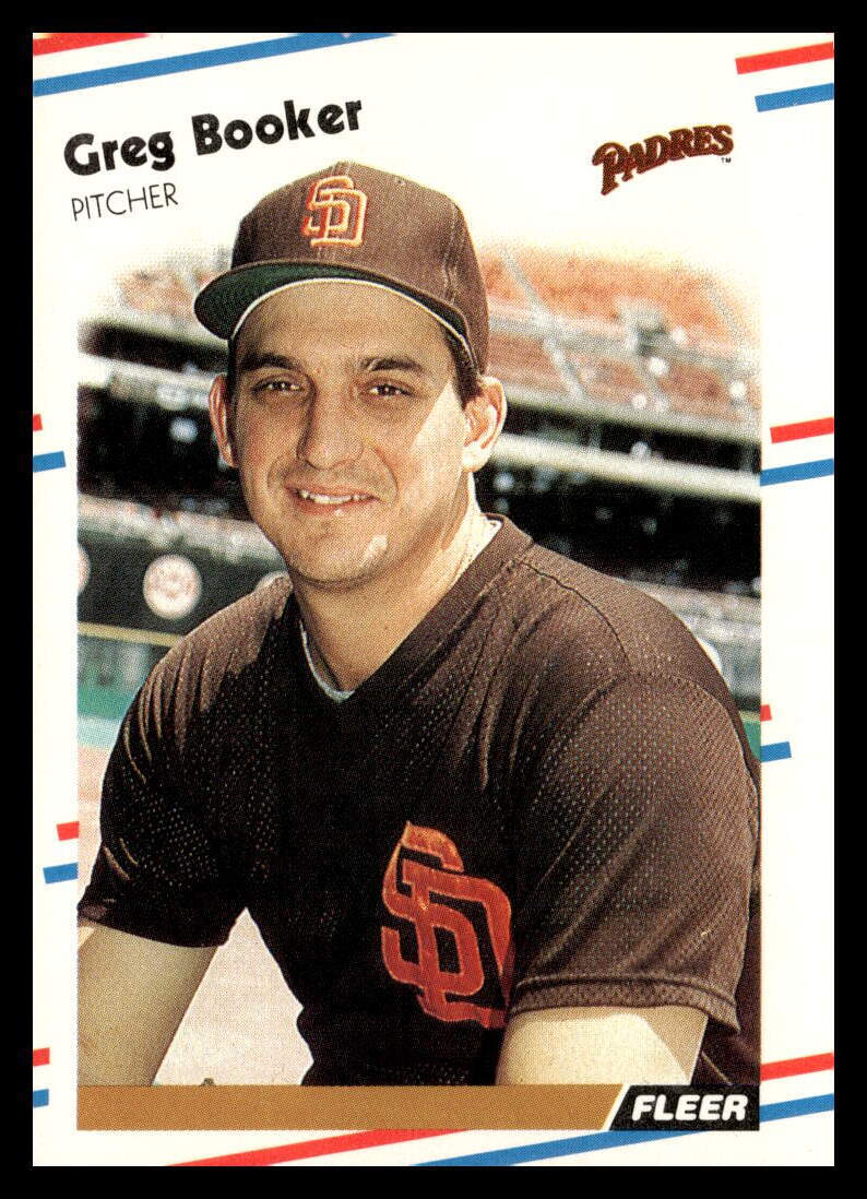 1988 Fleer #577 Greg Booker San Diego Padres Baseball Card | eBay