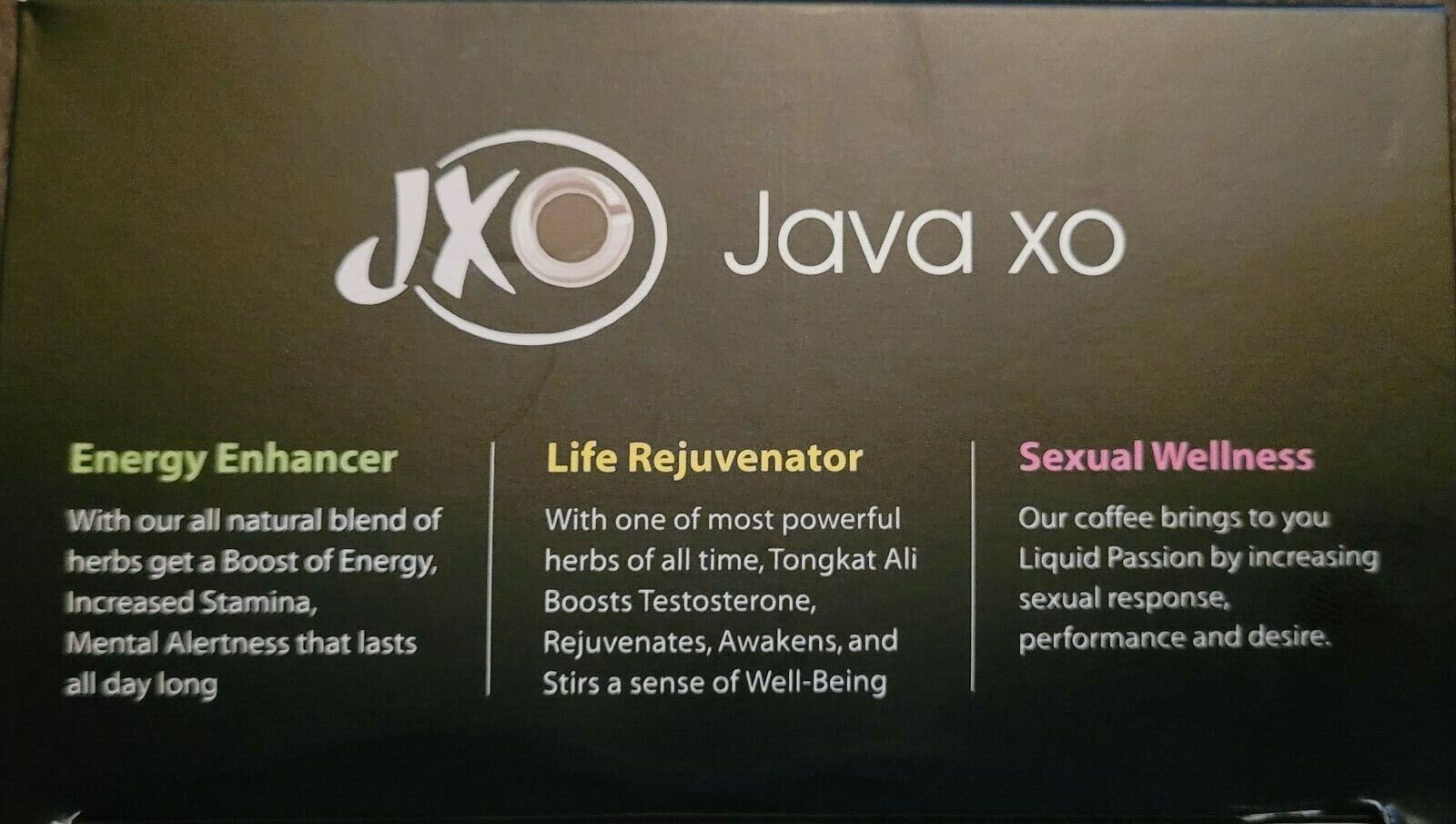 Coffee Java XO Original Coffee Herb for Men Boost Energy Performance ...