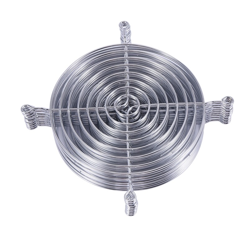 2X(10pcs Computer PC Cooling Fan Mesh Cover Metal Fan Shield -120mm ...