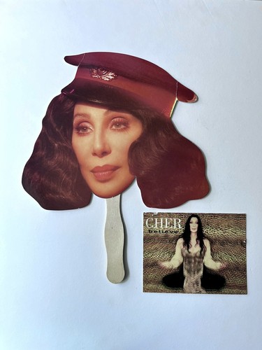 Vintage Cher Portrait Burlesque Promotional Movie Hand Fan & Postcard ...