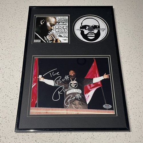RICK ROSS RAPPER SIGNED PORT OF MIAMI CD ALBUM 8x10 PHOTO AUTOGRAPH PSA ...