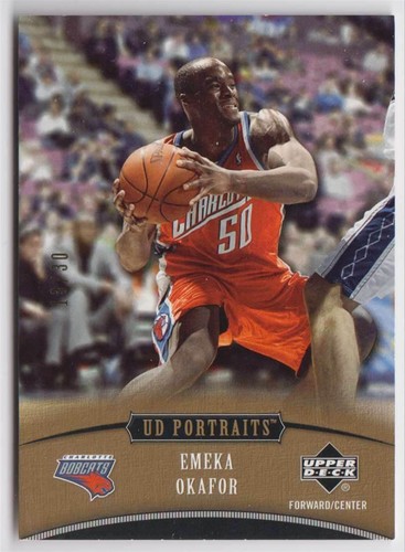 2005-06 Upper Deck Portraits - Emeka Okafor #32 Gold Spectrum /30 for ...