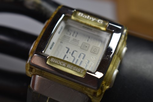 Casio BABY-G 2902 BG-184 Square Face Clear Jelly! Women's Watch NEW ...