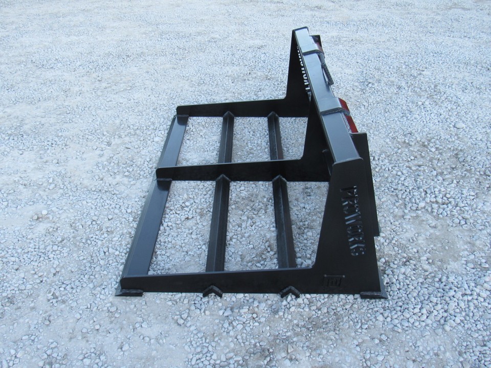 60" Land Plane Carryall Leveler with Cutting Edge Fits Skid Steer Quick ...