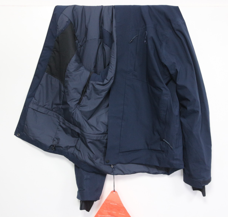 MENS PYUA NAVY SKI SNOWBOARD SNOW WINTER WARM WALKING HIKING COAT ...