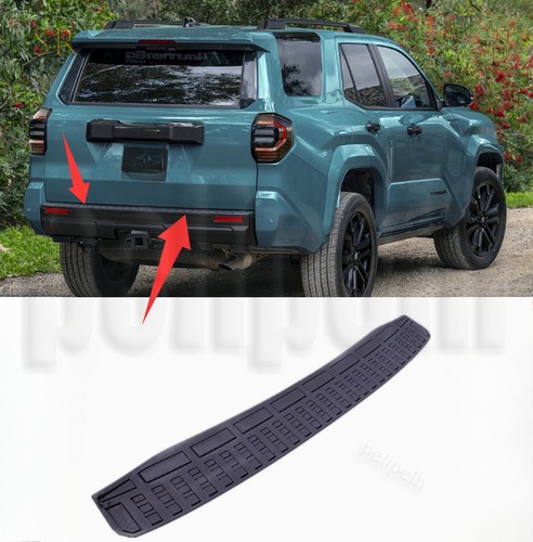 Carbon Fiber Style Stainless Rear Bumper Protector Cover For 2025 ...