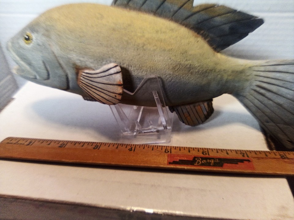 vtg. wood Fish Decoy | eBay
