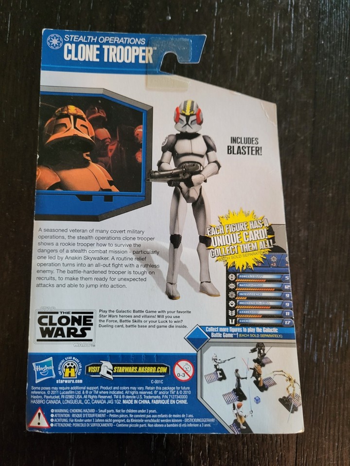 Stealth Operations Clone Trooper TRU STAR WARS The Clone Wars MOC NEW ...