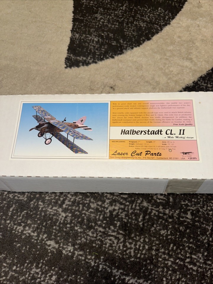 Rare Dare Design Balsa Laser Cut Parts Halberstadt Cl. II Kit #203fs ...