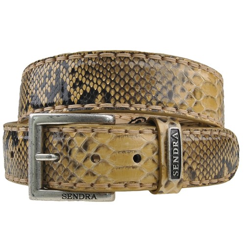 Neu SENDRA BOOTS Herrengürtel Gürtel Schlangenleder Python Belt ...